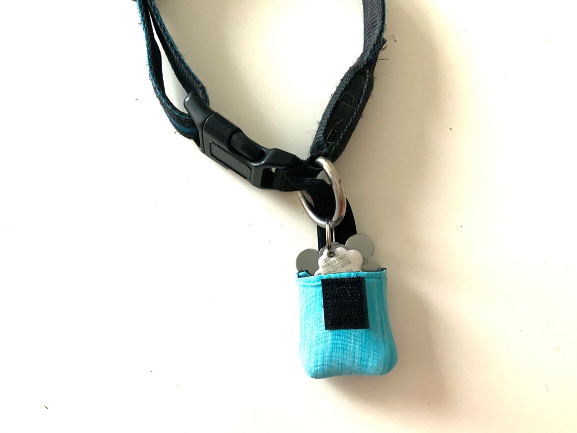 Pet Tag Silencer Dog Tag Pouch Dog Tag Holder Dog ID Tag - Etsy