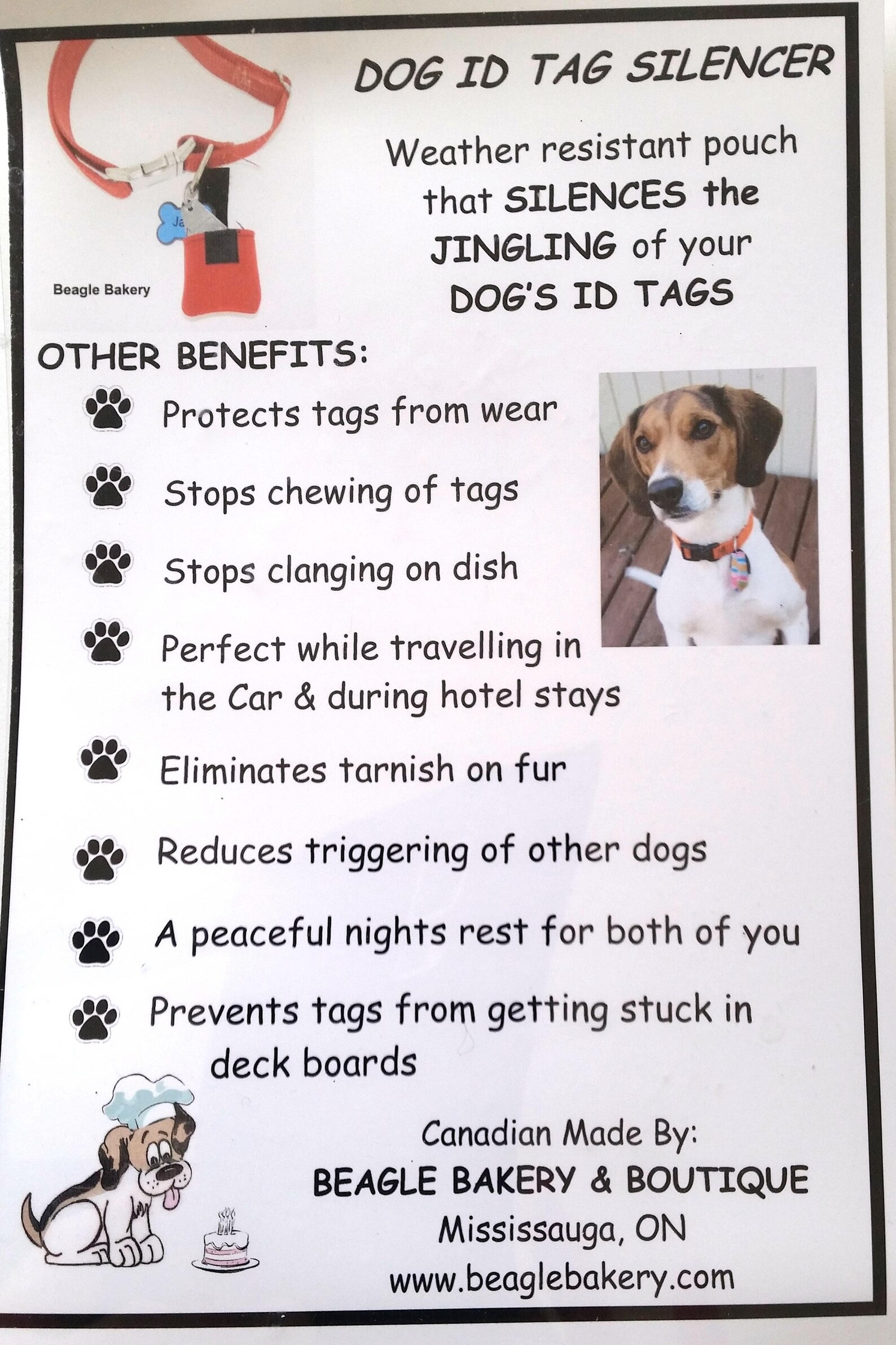 Pet Tag Silencer / Dog Tag Pouch /dog Tag Holder /dog ID Tag - Etsy