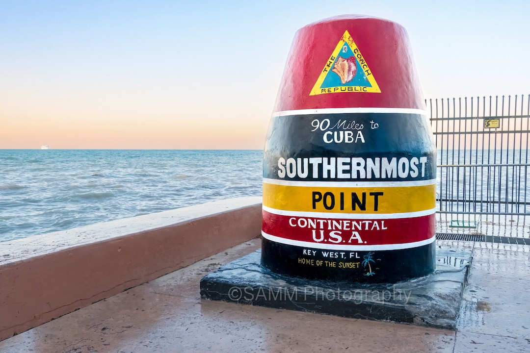 Southern Most Point Buoy, Key West, Florida - Etsy