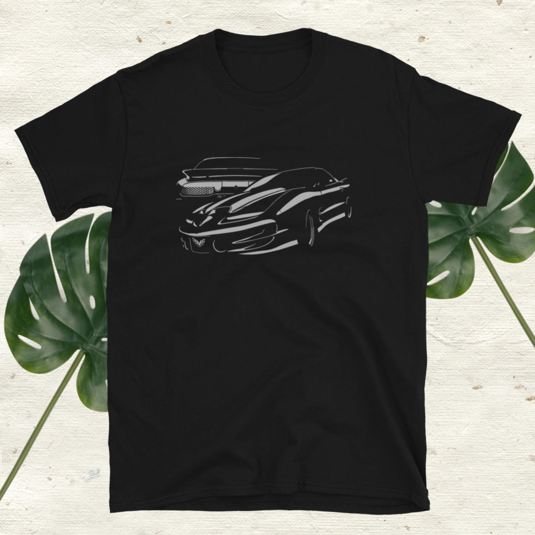 Trans Am WS6 Negative Space Outline T-shirt - Etsy