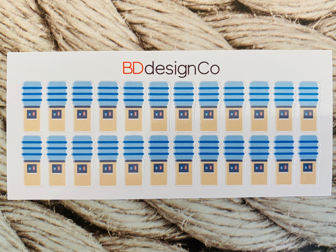 24 Water Dispenser Delivery Reminder Planner Stickers - Etsy