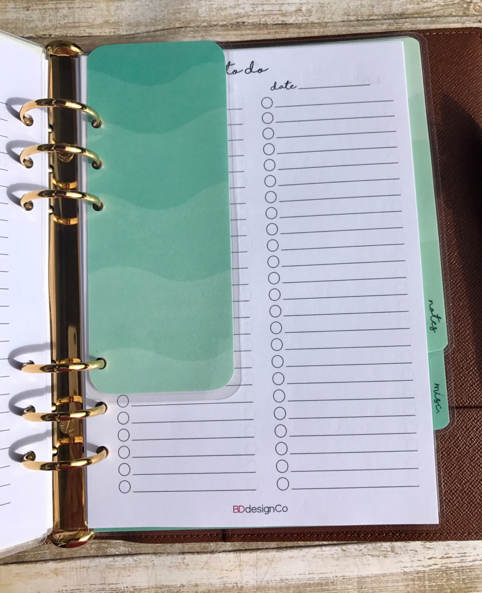 Double Sided Laminated A5 Planner Bookmark Page Marker - Etsy