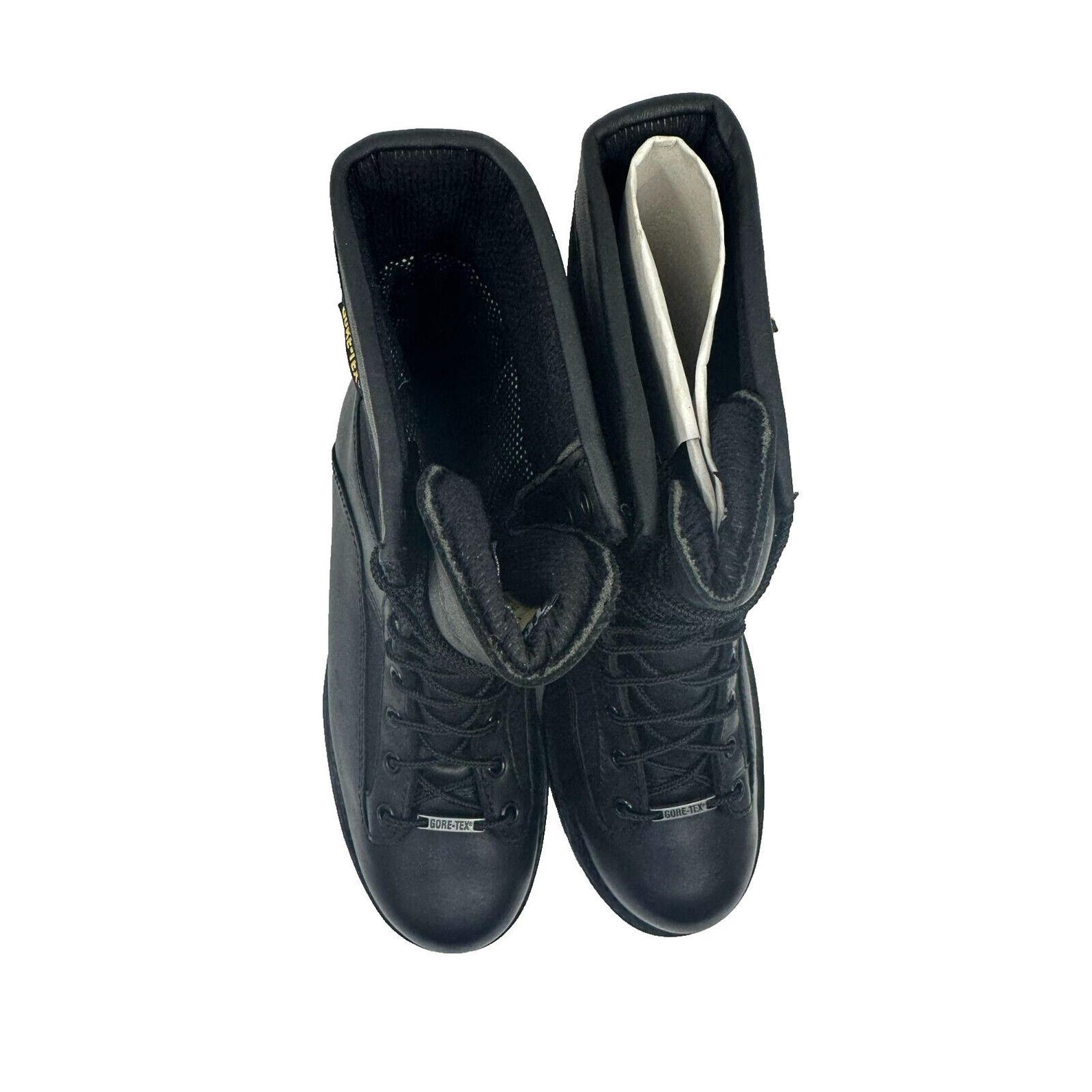 Bates Mens Leather Combat Boots Lace-up Gore Tex Size 8.5 US Black ...