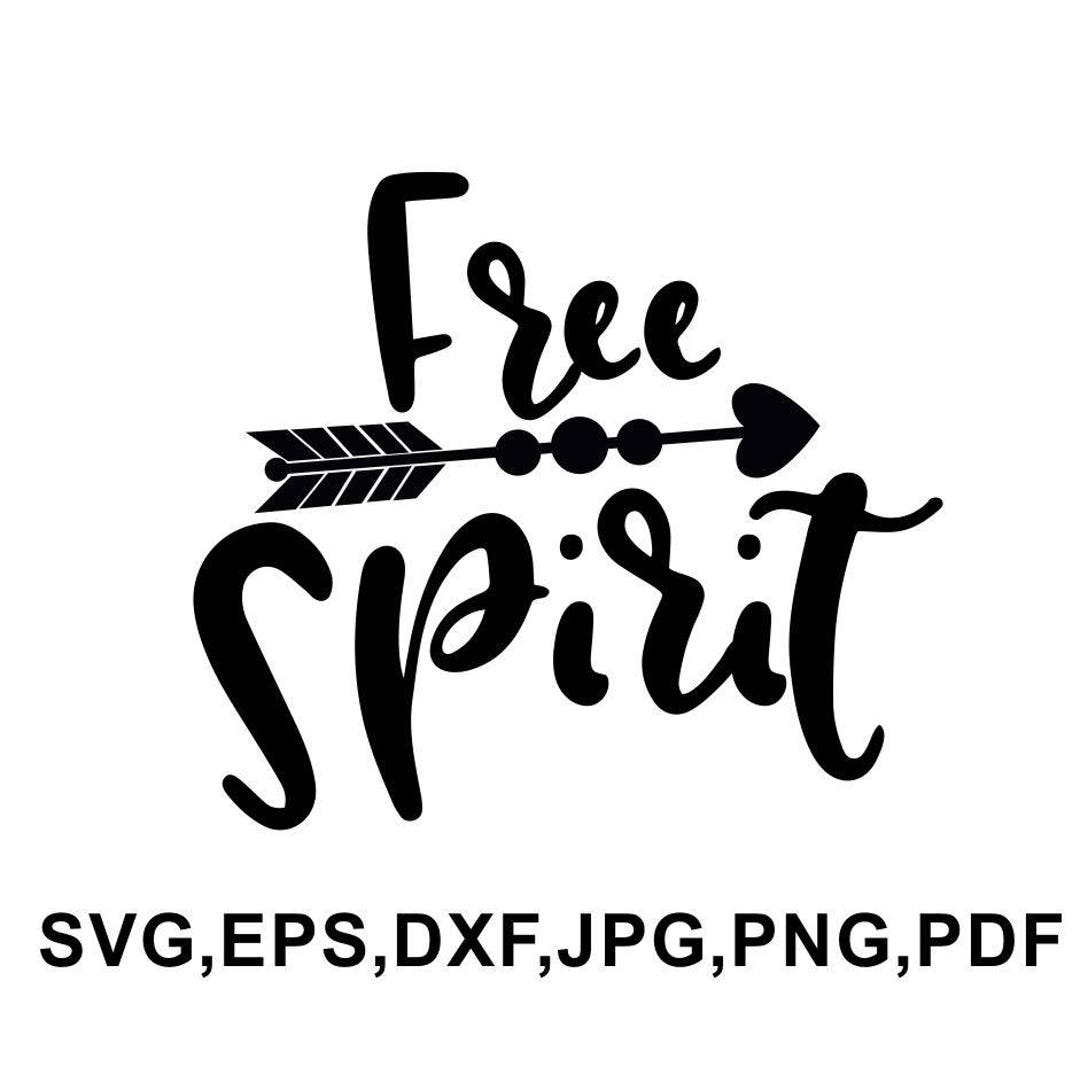 Free Spirit Svg File Free Spirit T Shirt Design Free Spirit Cameo and ...