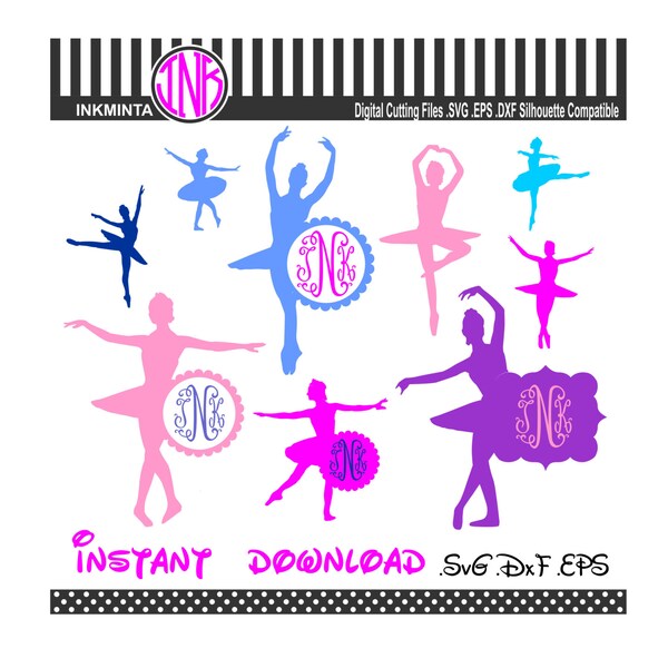 Ballerina Monogram - Etsy