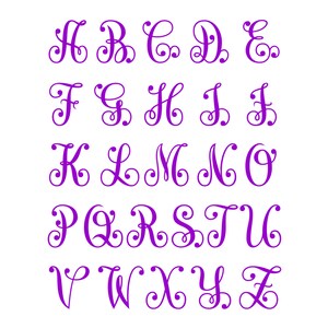Carattere SVG monogramma n. 20 - Etsy Italia