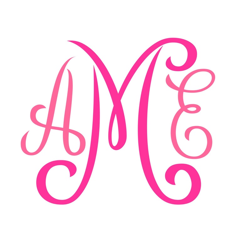 Monogram Svg - Etsy
