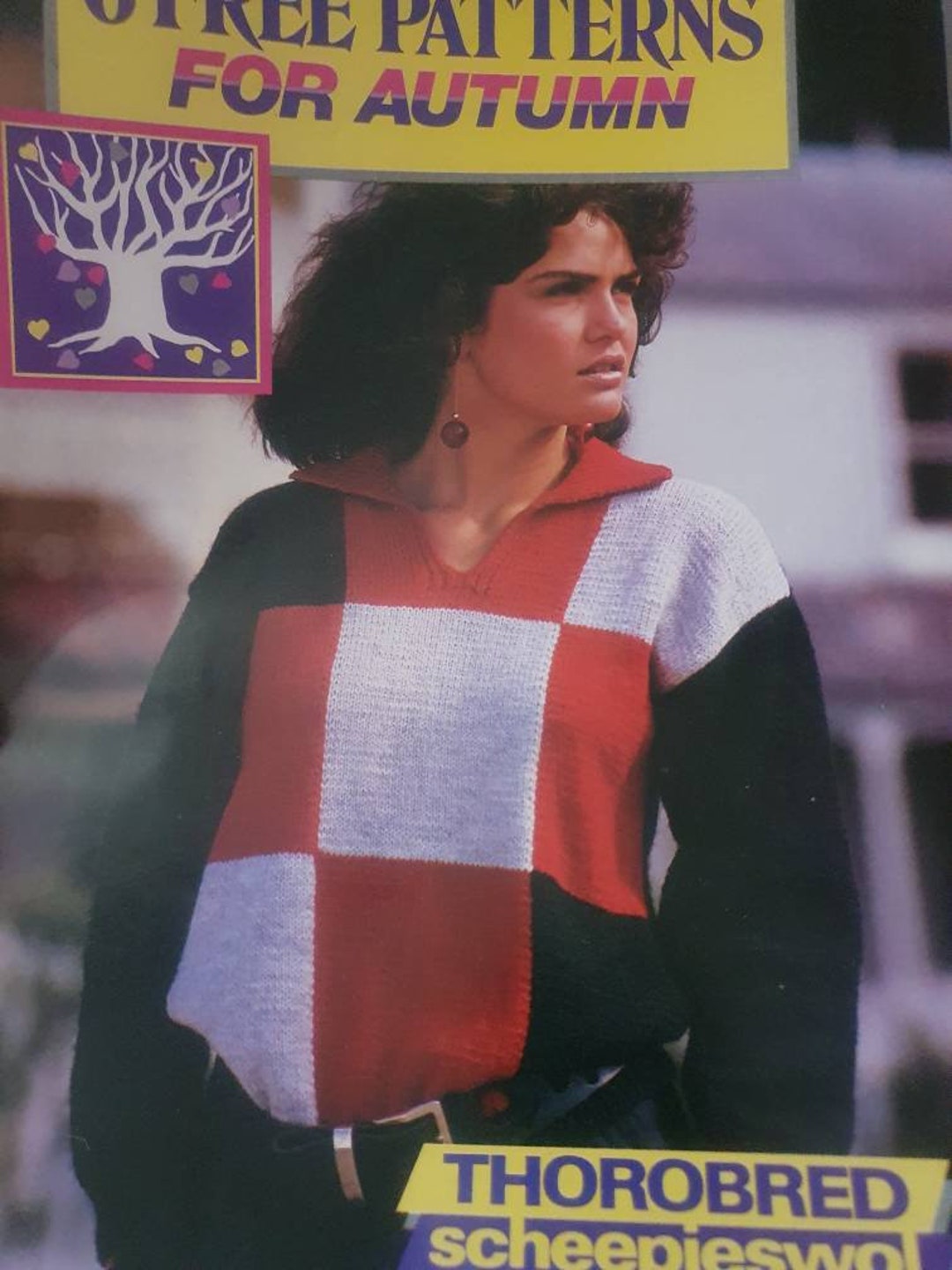 Knitting Patterns Vintage 1980's Ladies Knitting Patterns by Thorobred ...