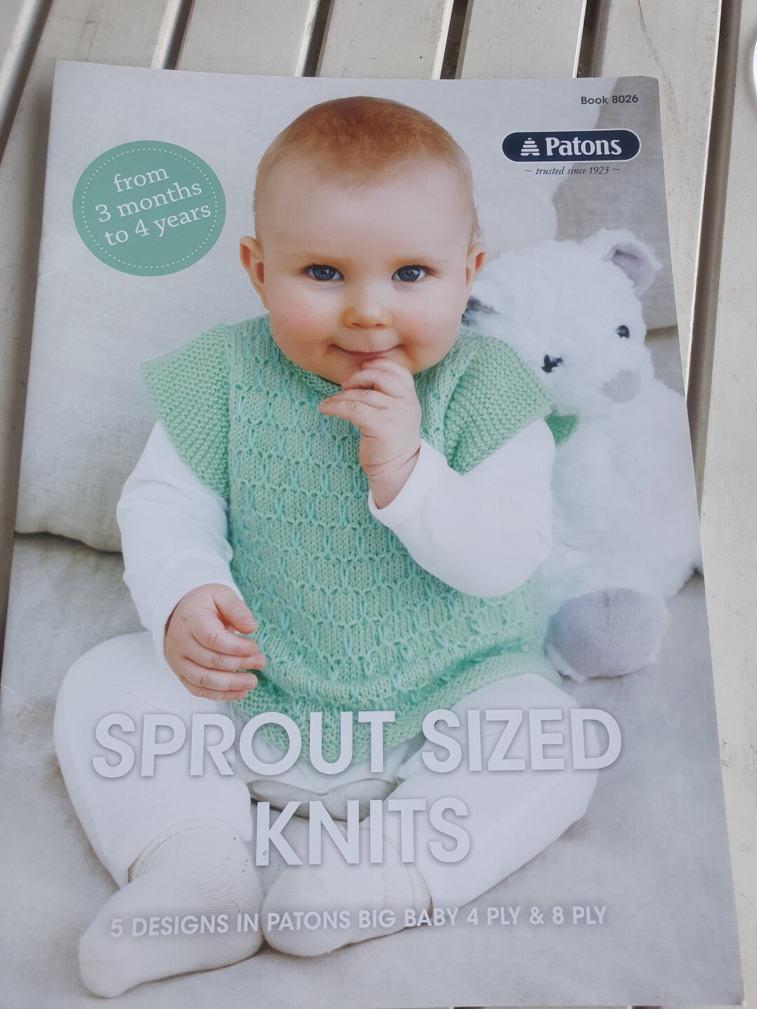 Baby Knitting Pattern Book in 4ply and 8ply Yarns Sizes 3months to 4 ...