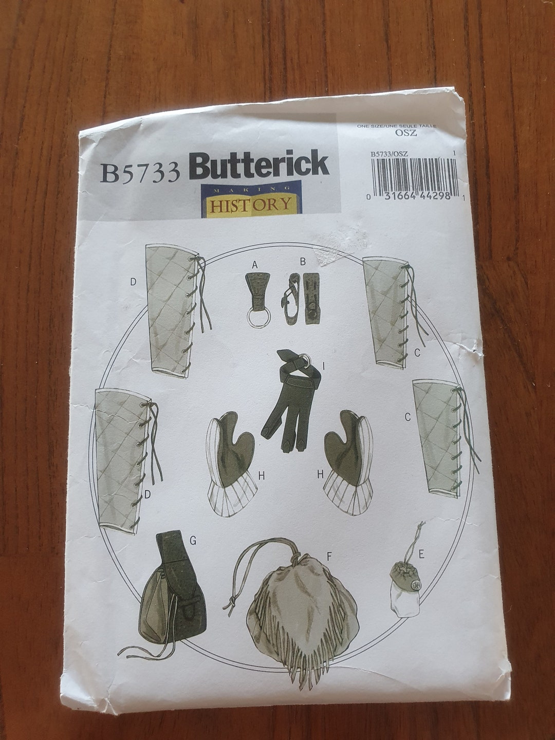 Butterick Uncut FF Costume Sewing Pattern Making History B5733 - Etsy