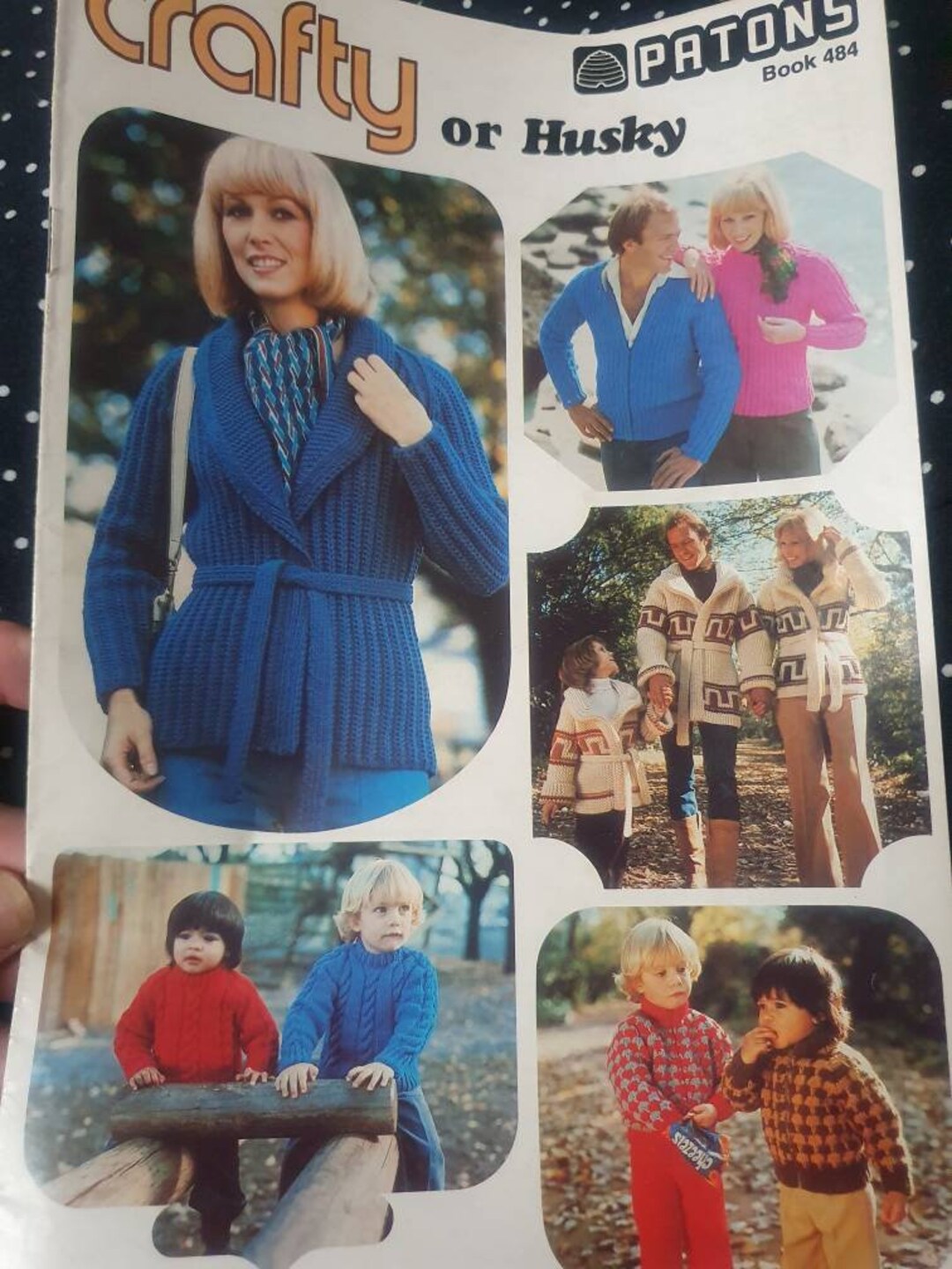 Knitting Patterns Vintage 1970's Chunky Knit Patterns Childrens and ...