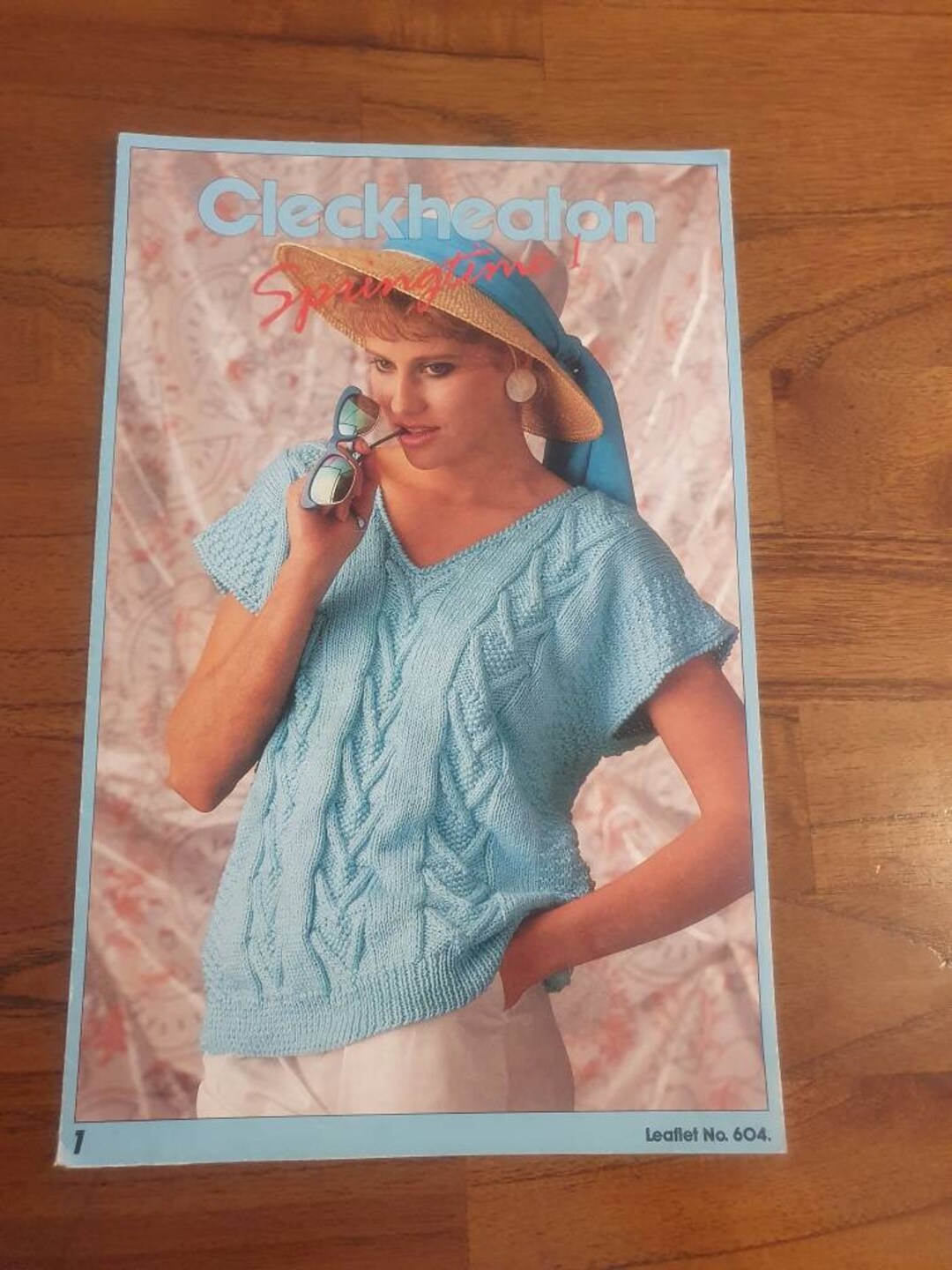Ladies 1980s Cotton Knitting Patterns for Tops - Etsy