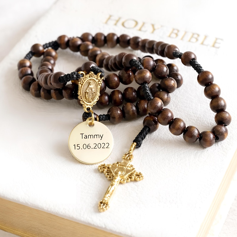 Custom Rosary for Baptism - Etsy