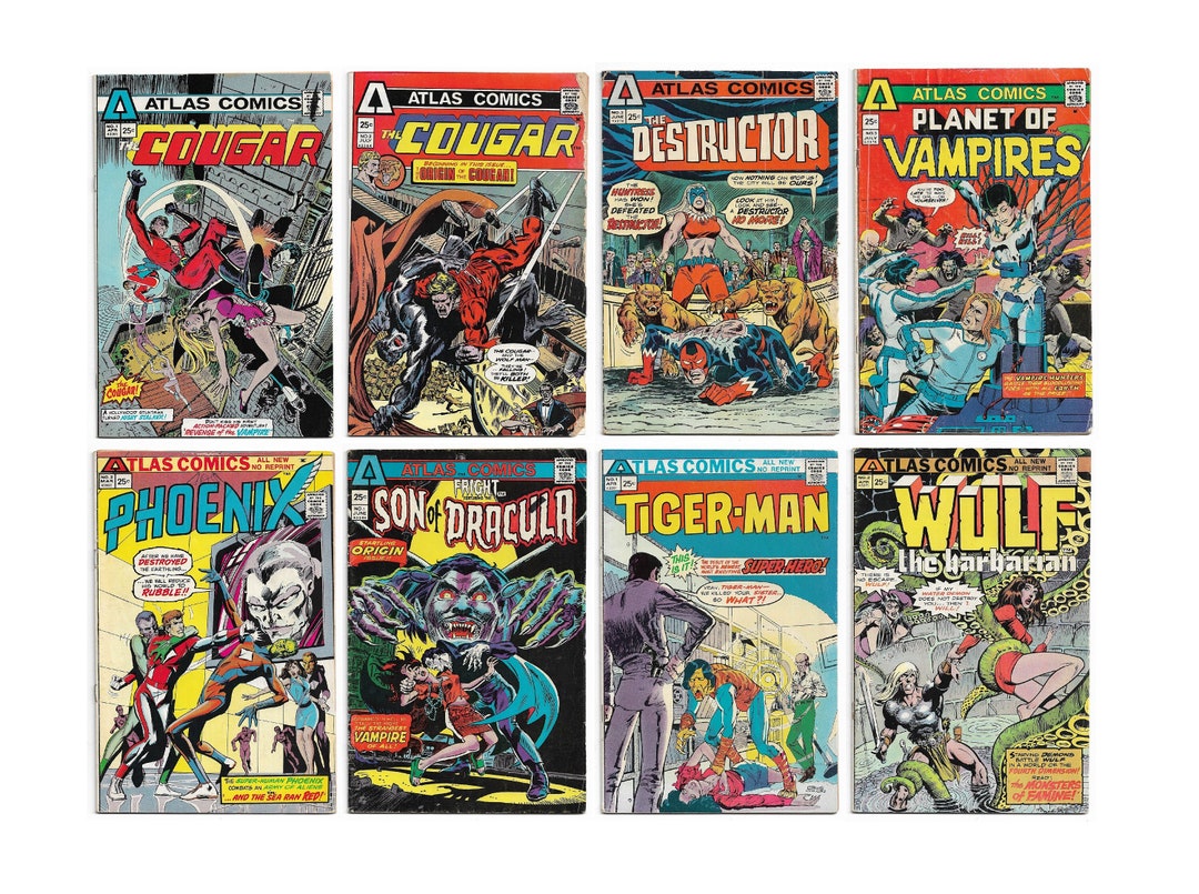 Atlas Comics 8 Issue Lot the Cougar the - Etsy
