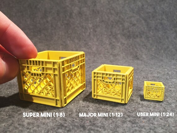 Miniatures Dolls & Miniatures Square Major Mini Milk Crate Multipack! 1 ...