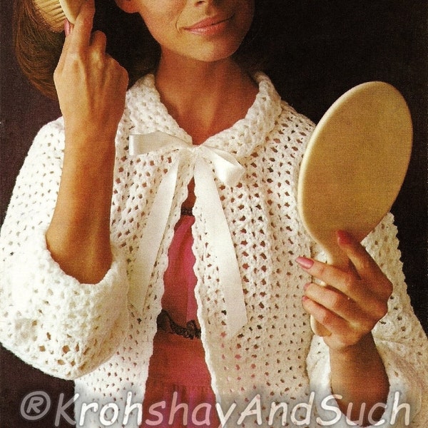 Bed Jacket Pattern - Etsy
