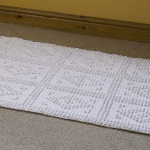 Basketweave Rug PDF Crochet Pattern Instant Download - Etsy