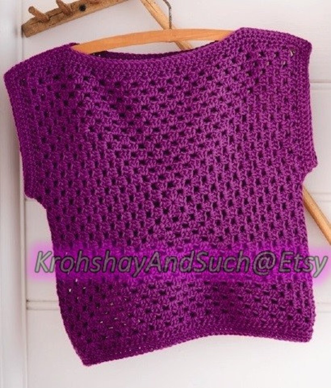 Childs Granny Square Top Sizes 55-75cm Ages 2-10 Years 8 - Etsy