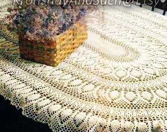Oval Tablecloth - Etsy