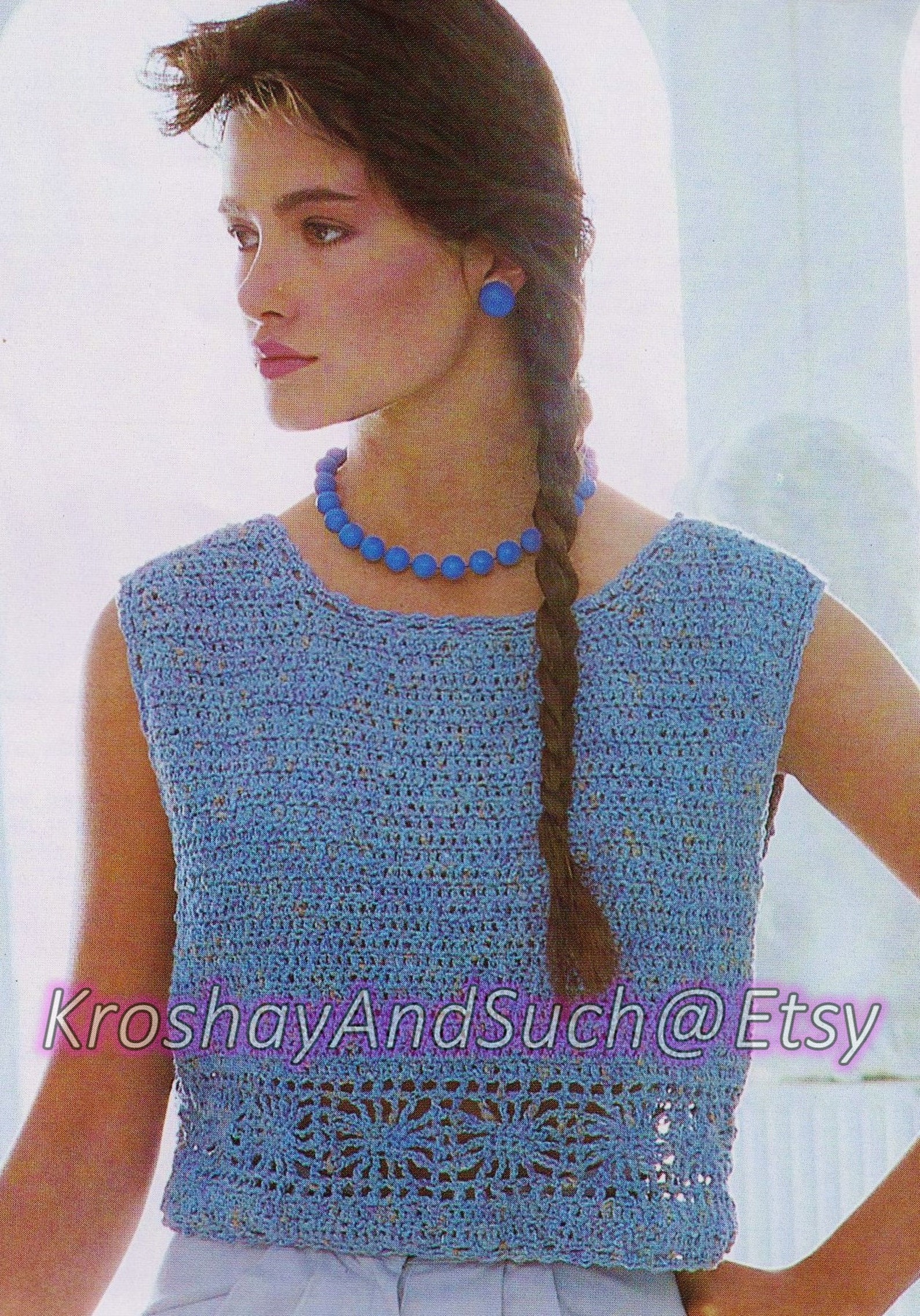 Crop Top Plus Sizes Crochet Pattern. PDF Instant Download. - Etsy