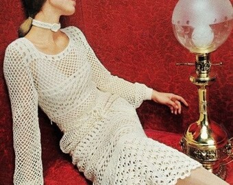 Crochet Mini Dress - Etsy