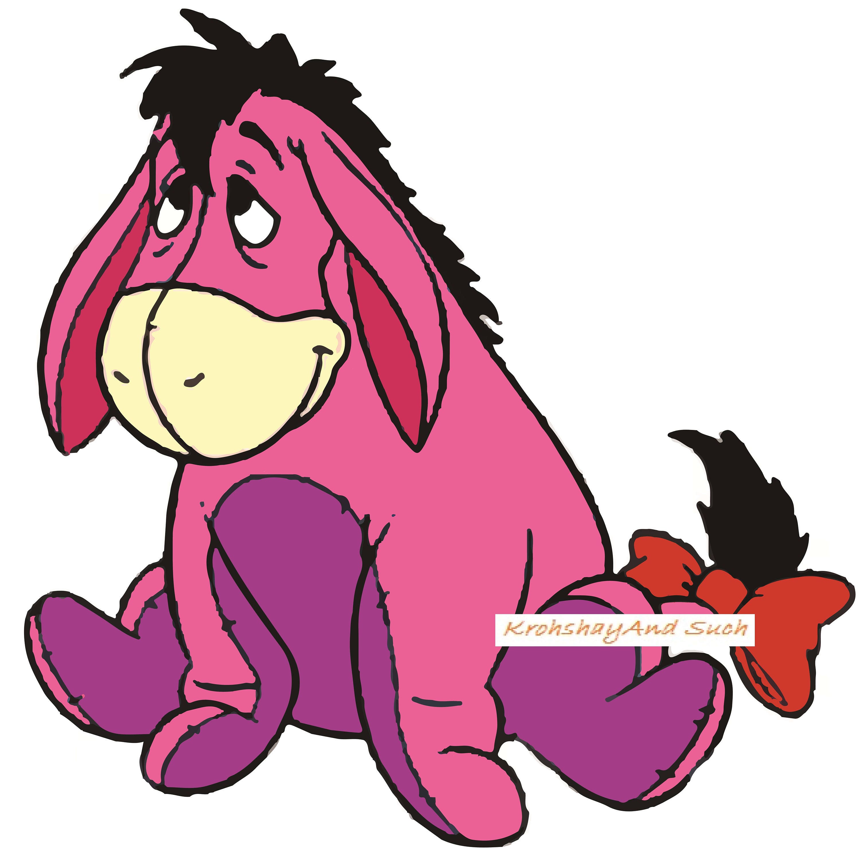 Pink Eeyore Crochet Pattern. Please Read the Description | Etsy