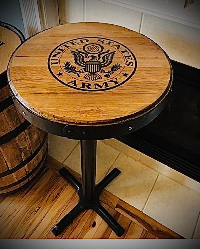 Pub Table 42 Tall Laser Engraved | Etsy