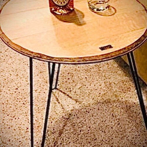 Wine Barrel Side Table Kit - Etsy