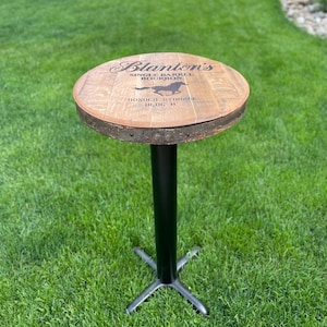 Pub Table 42" Tall - Laser Engraved Customize to Your Liking - Etsy
