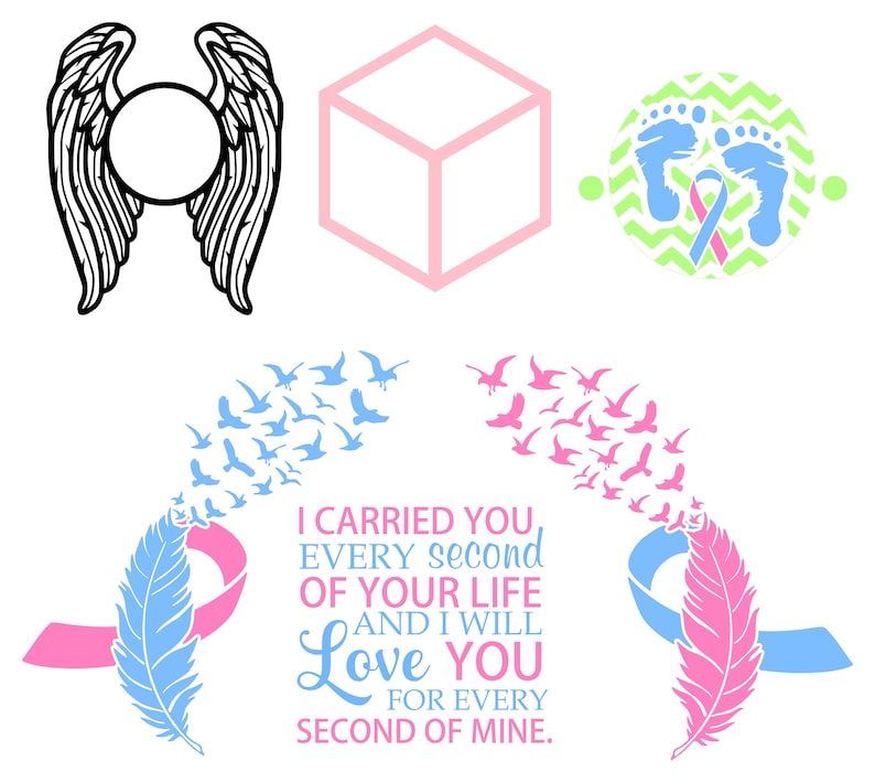 LC176 SIDS and Miscarriage Awareness Memorial Wings Personaized Decal ...