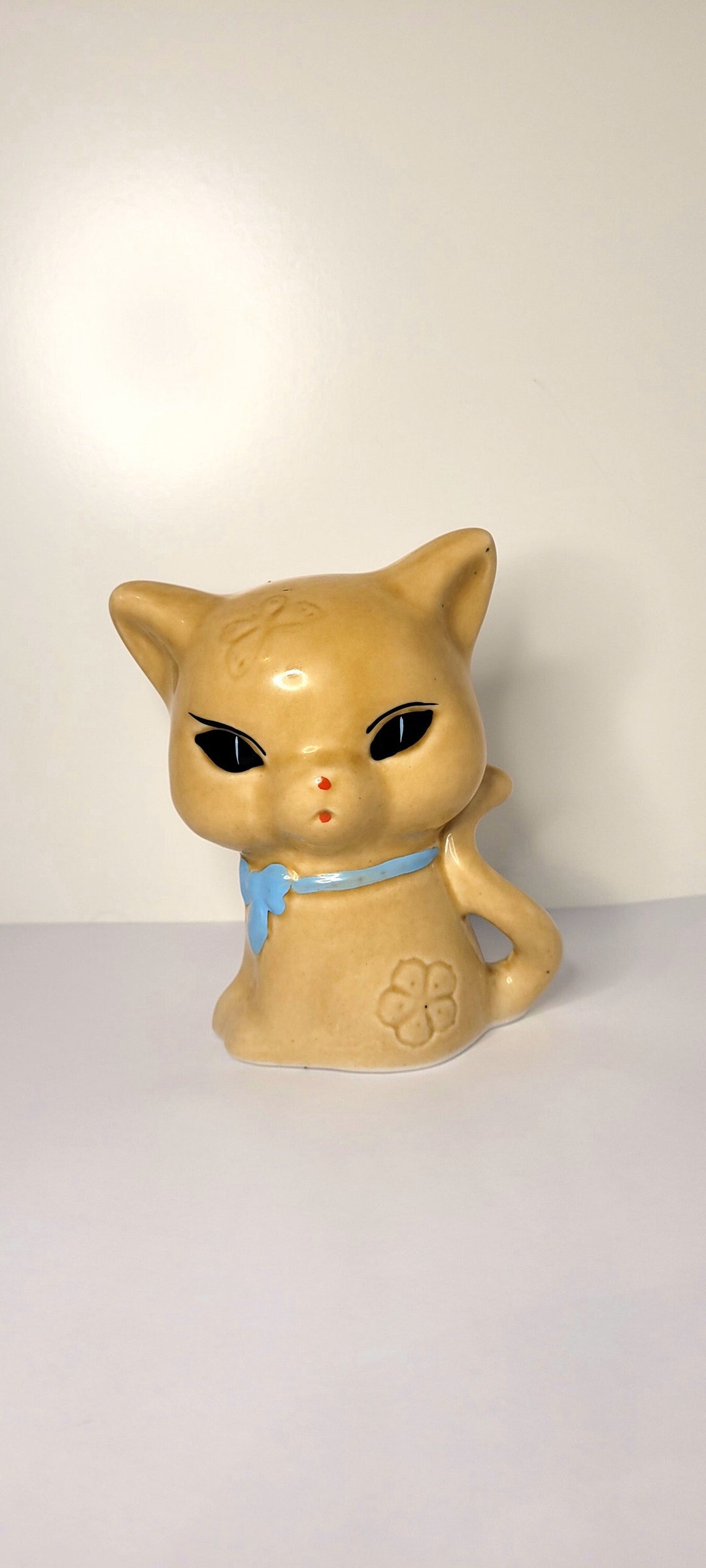1960s Vintage Kitsch Cat Money Box Figure - Etsy