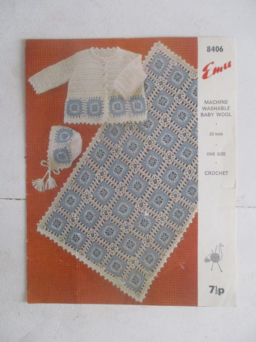 Crochet Blanket, Baby Blanket Pattern, Pram Set, Crocheted Coat, Bonnet ...