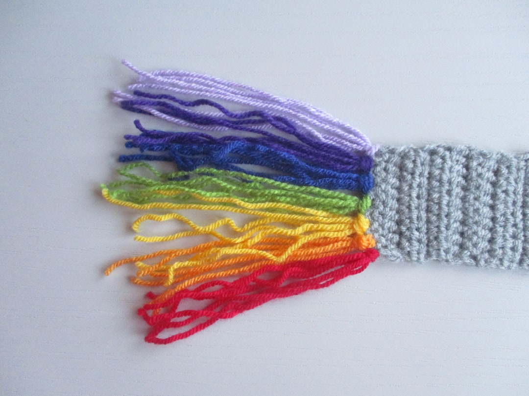 Rainbow Teddy Accessories, Bag Scarf Set, Personalised, Miniature ...