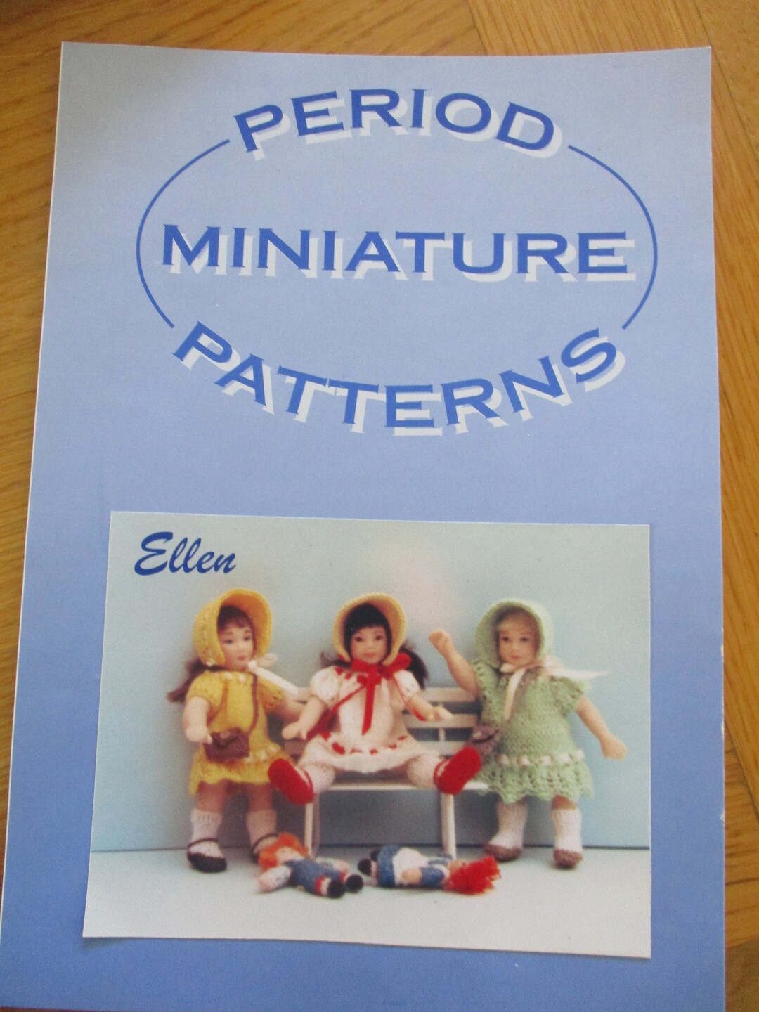 Miniature Doll Knitting Pattern, Ellen, 3inch Doll, 1920s Fashion ...
