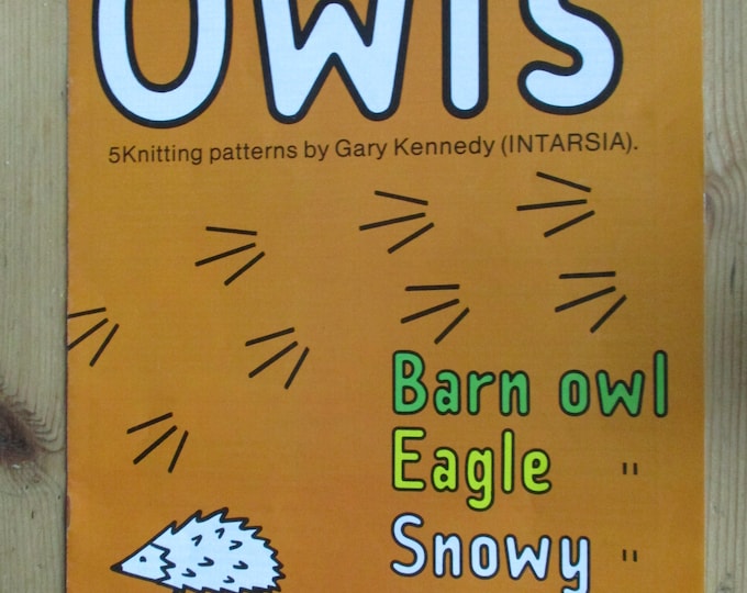 Owls Knitting Pattern, the Wildlife Collection Knit, Intarsia by Gary ...