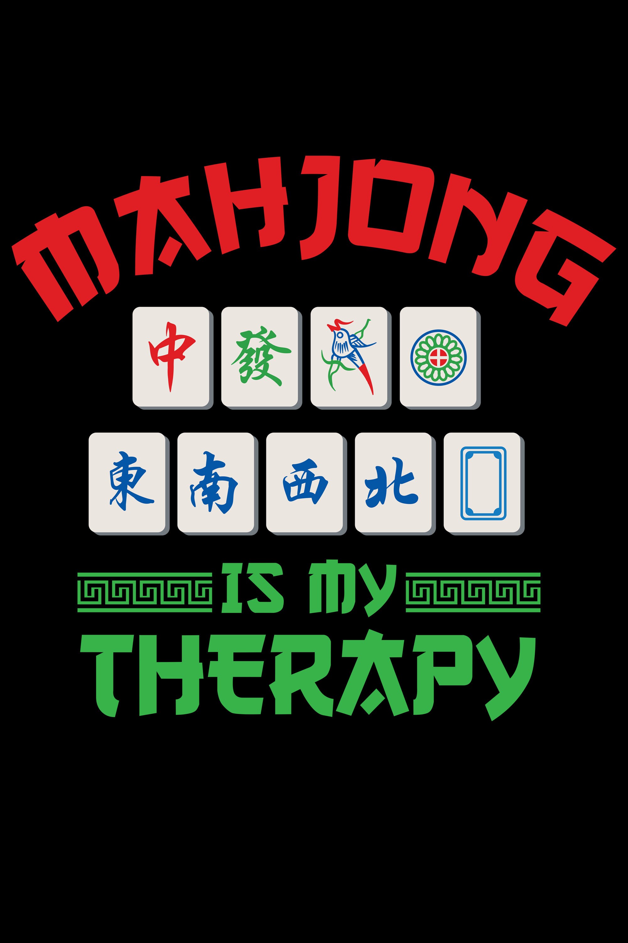 Mahjong Therapy Design for True Fans - Etsy
