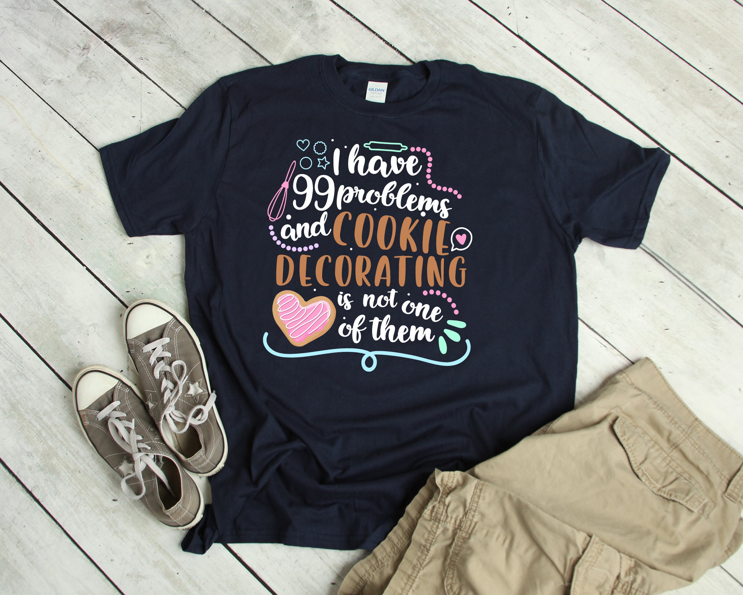 Funny Shirt Cookie 99 Problems Decorating Design for Cookie Artists ...