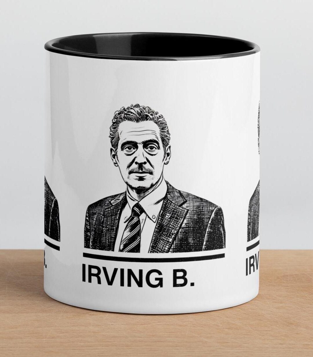 Severance Lumong Irving B. Sketch Funeral Remembrance Mug With Color ...