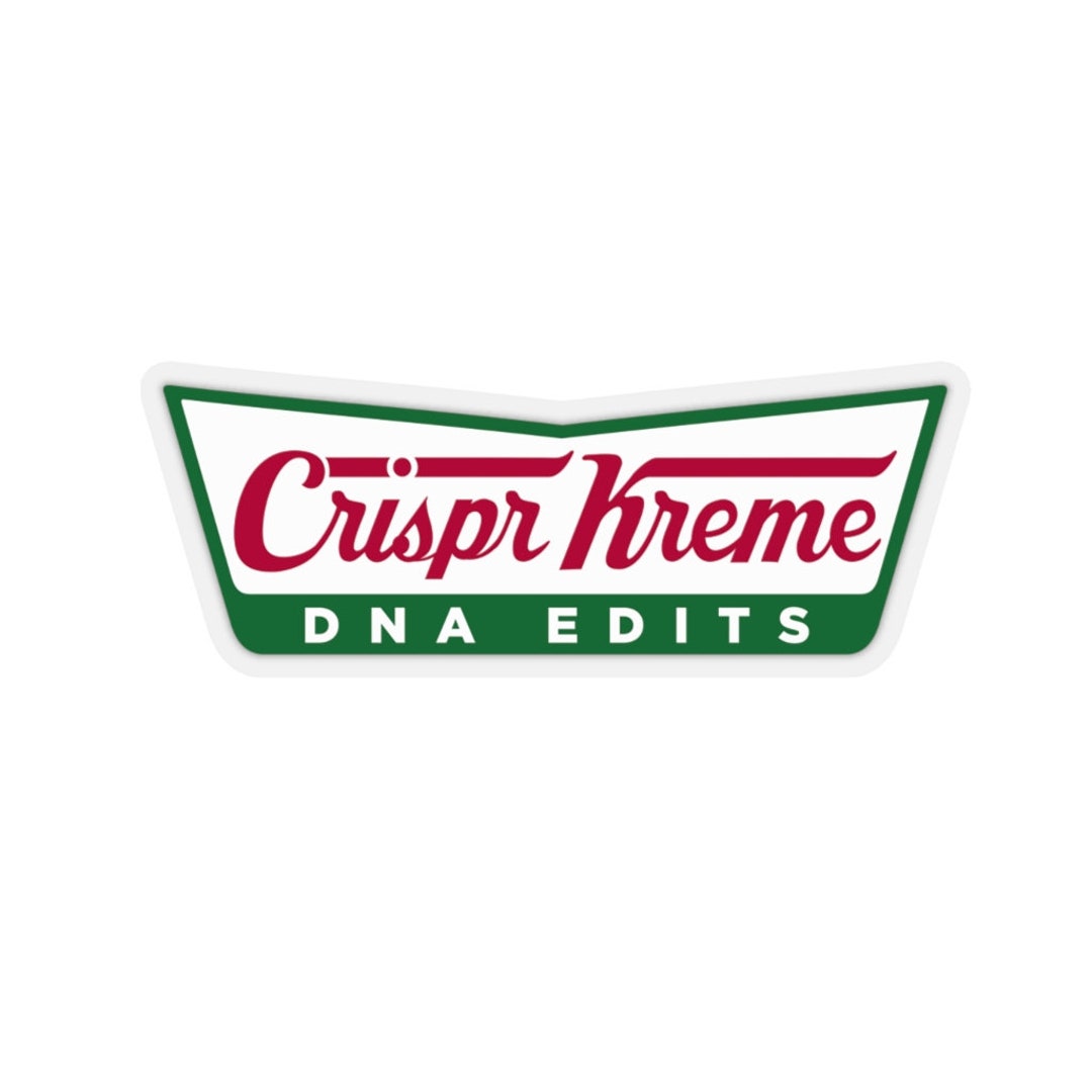 CRISPR Kreme DNA Genetics Sticker for Gene Editing Scientists ...