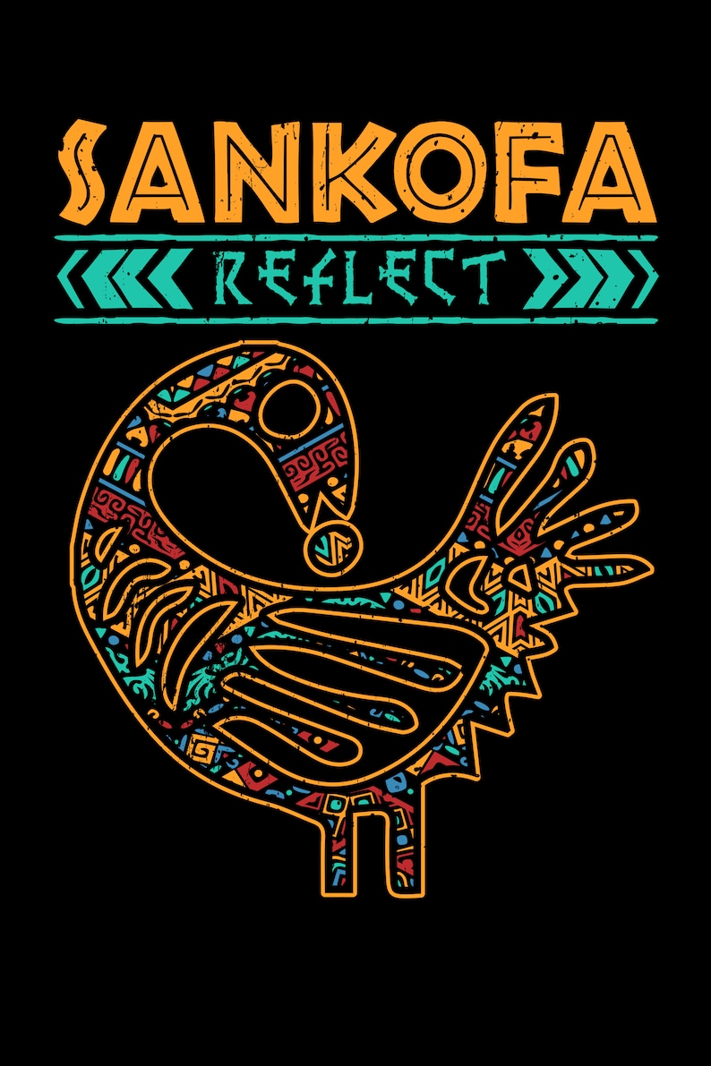 African Sankofa Tribal Symbol Black History Month, Reflect on the Past ...