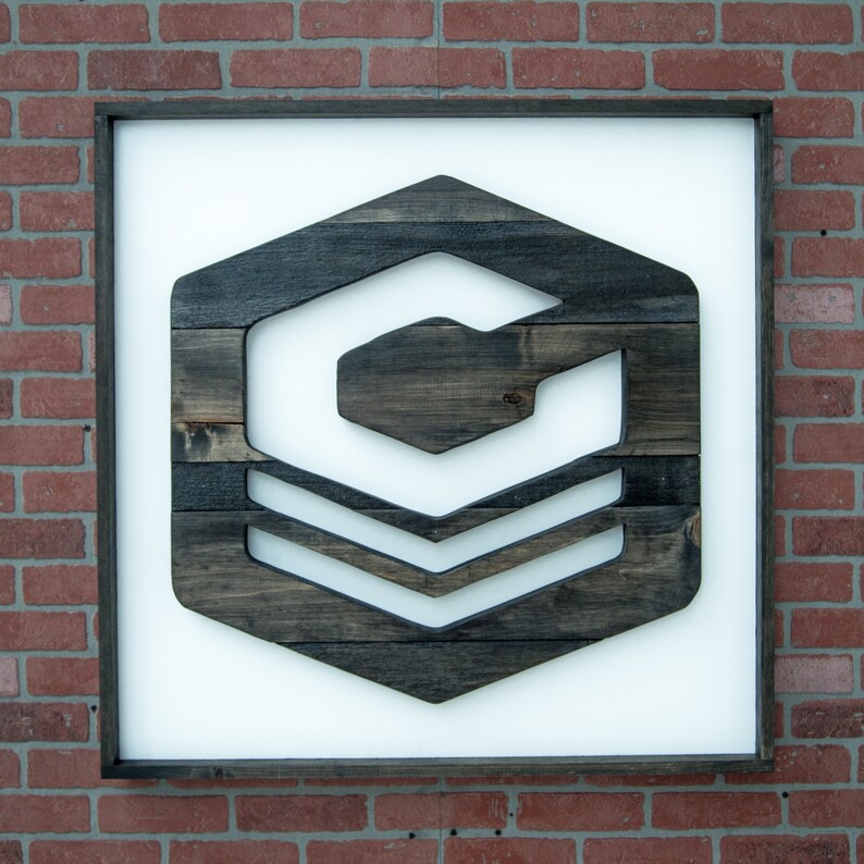 THE THREE WOODS Custom Wood Business Sign Outdoor Business - Etsy