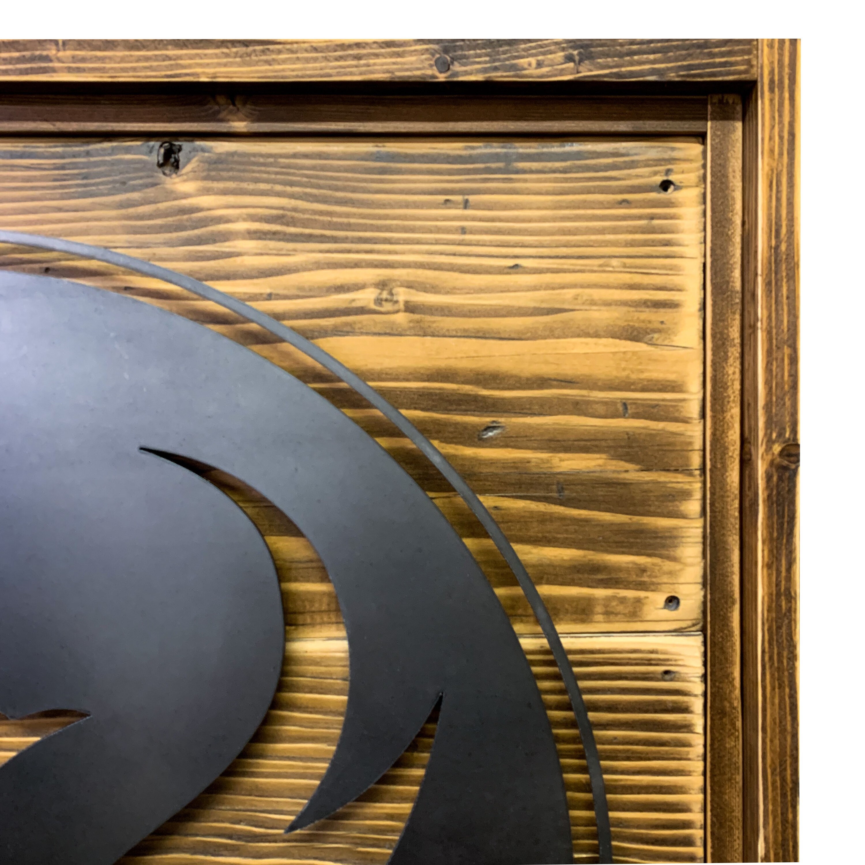 THE STEEL TORCHLIGHT Raised Metal Business Sign Reclaimed | Etsy