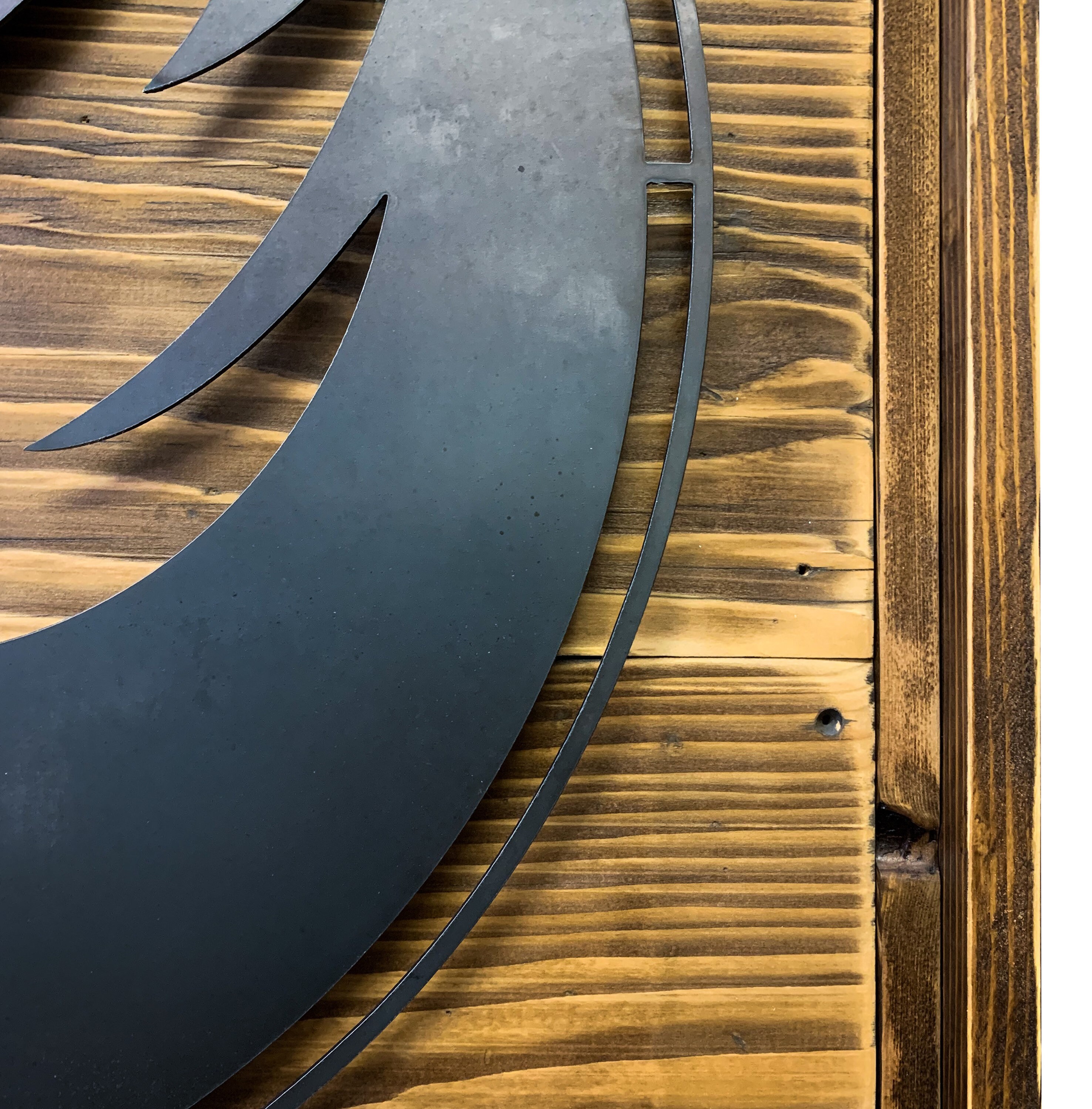 THE STEEL TORCHLIGHT Raised Metal Business Sign Reclaimed | Etsy