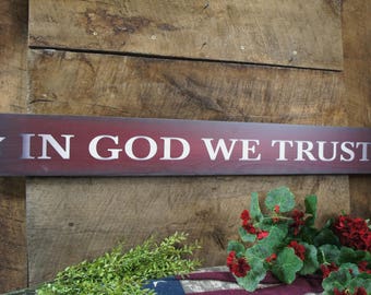 Trust God Sign - Etsy