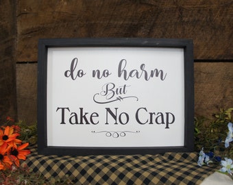 Do No Harm Sign | Etsy