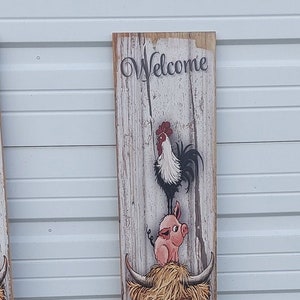 Porch Decor Porch Signs Barnyard 3 Ft Wood Porch Leaner All Wood 9. X ...