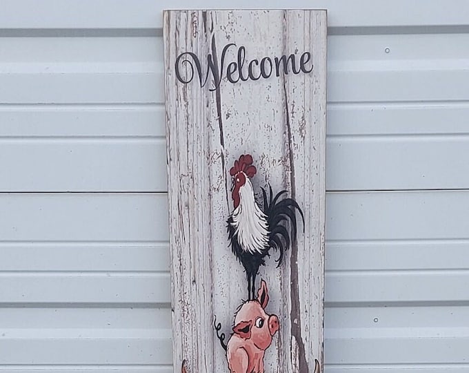 Porch Decor Porch Signs Barnyard 3 Ft Wood Porch Leaner All Wood 9. X ...