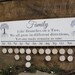 Birthday Calendar Family Rustic Style Wood Calendar Board, Celebrations ...