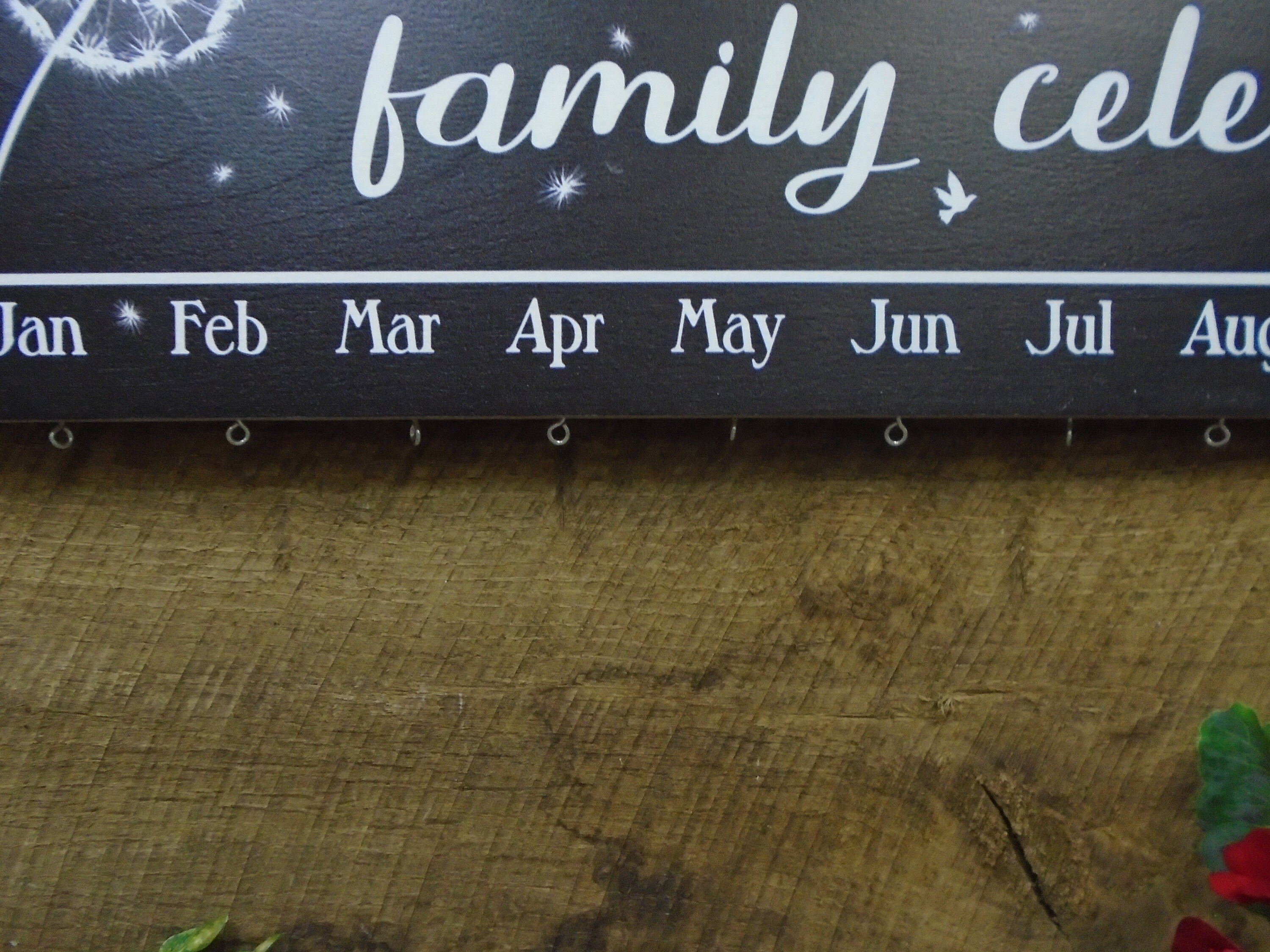 Family Calendar Birthday Board Monthly Calendar Our Family | Etsy