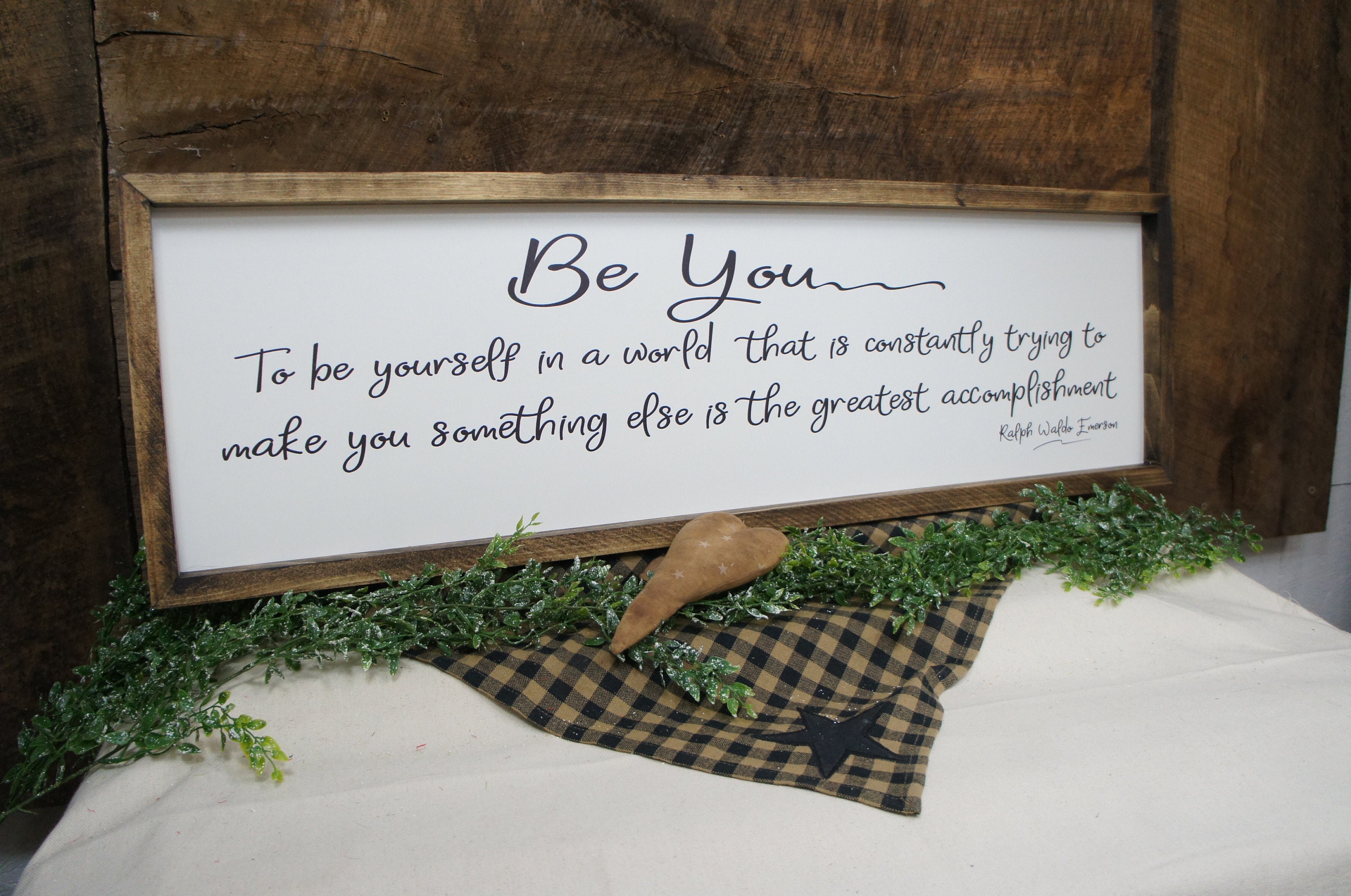 Be You Ralph Waldo Emerson Quotes Ralph Emerson Signs - Etsy